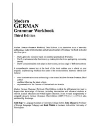 Modern German Grammar: Workbook | Heidi Zojer, Ruth Whittle, John ...