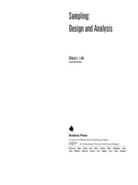 Sampling: Design and Analysis | Sharon L. Lohr | download on Z-Library