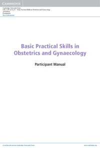 Basic Practical Skills in Obstetrics and Gynaecology - Participant Manual | Corporate Author ...