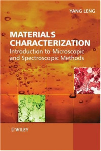 Advanced Materials Characterization: Basic Principles, Novel ...