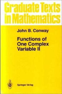 Functions of One Complex Variable II | John B. Conway | download on Z-Library