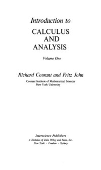 Introduction to Calculus and Analysis, Vol. 2 | Richard Courant, Fritz ...
