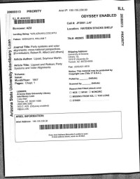 Cleavage structures, party systems, and voter alignments: an ...