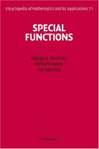 Special functions | George E. Andrews, Richard Askey, Ranjan Roy ...