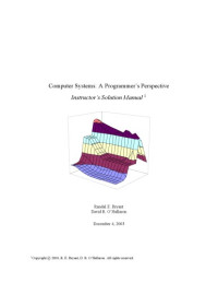 Computer Systems: A Programmer's Perspective | Randal E. Bryant, David R. O'Hallaron | download ...