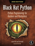 Black Hat Python, 2nd Edition | Justin Seitz, Tim Arnold | download on ...