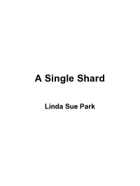 A Single Shard | Linda Sue Park | download on Z-Library
