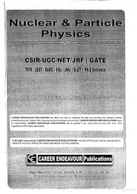 Nuclear and particle physics | Career endeavour | download on Z-Library