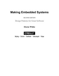 Making Embedded Systems: Design Patterns for Great Software, 2nd Edition | Elecia White ...