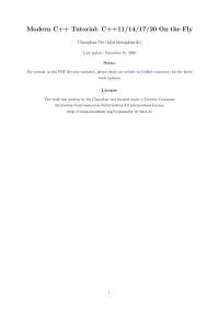 Modern C++ Tutorial: C++11/14/17/20 On the Fly | Ou Changkun | download ...