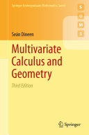 Multivariate Calculus and Geometry (Springer Undergraduate Mathematics ...