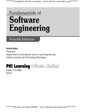 Fundamentals of software engineering ( PDF, 9.5 MB ) - WeLib