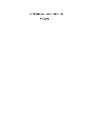 Integrals and Series: Volume 1: Elementary Functions; Volume 2: Special ...