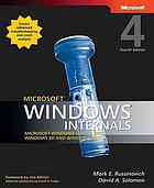 Microsoft windows internals, fourth edition : Microsoft Windows Server ...