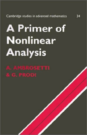 A Primer of Nonlinear Analysis (Cambridge Studies in Advanced ...