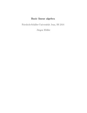 Basic Linear Algebra - Anna’s Archive