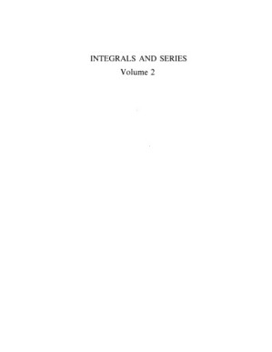 Integrals and Series: Volume 1: Elementary Functions; Volume 2: Special ...