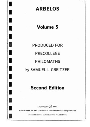 Arbelos Volume 5 (1986-1987) - Anna’s Archive