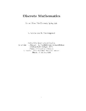 Discrete Mathematics. Yale Lecture Notes - Anna’s Archive