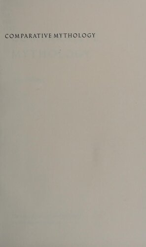 Comparative Mythology - Anna’s Archive