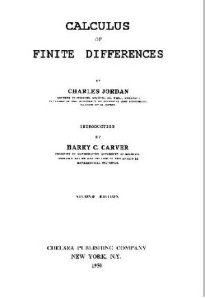 Math. Calculus of Finite Differences - Anna’s Archive