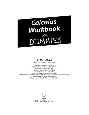 Calculus Workbook For Dummies - Anna’s Archive