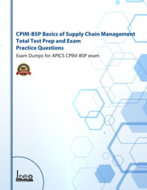 CPIM-BSP Basics of Supply Chain Management Total Test Prep and Exam ...