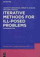 Iterative Methods for Ill-Posed Problems: An Introduction (Inverse and ...