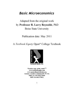 Basic Microeconomics: An Open College Textbook - Anna’s Archive