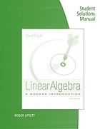 Student solutions manual : linear algebra, a modern introduction, David Poole - Anna’s Archive
