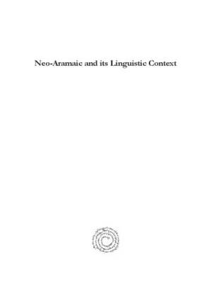 Neo-aramaic and Its Linguistic Context - Anna’s Archive