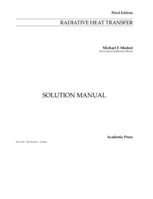 Radiative Heat Transfer Solution Manual - Anna’s Archive