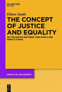 The Concept of Justice and Equality : On the Dispute Between John Rawls ...