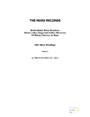 The Mars Records book 1 - Archives d'Anna