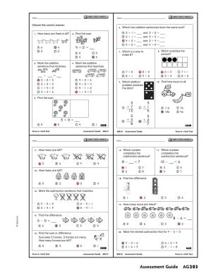 Math - Unit Tests, Grade 1 Teachers Edition - Anna’s Archive