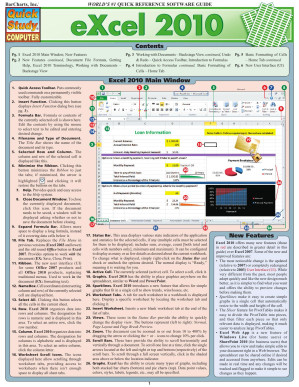 BarCharts QuickStudy Excel 2010 - Anna’s Archive