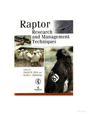 Raptor: Research and Management Techniques - Anna’s Archive