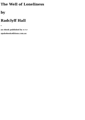 The Well of Loneliness - Anna’s Archive