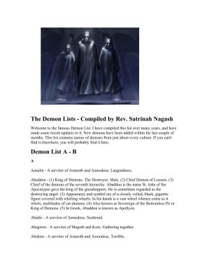 The Encyclopedia of Demons and Demonology - Anna’s Archive