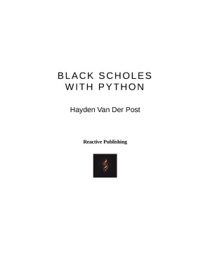 Black Scholes with Python: A Guide to Algorithmic Options Trading ...