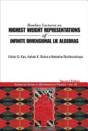 Bombay Lectures On Highest Weight Representations Of Infinite ...