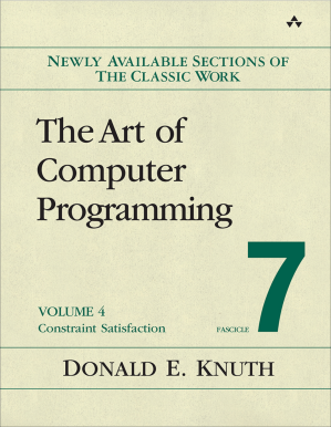 The Art of Computer Programming, Volume 4, Fascicle 7: Constraint Satisfaction (for Duc Minh ...