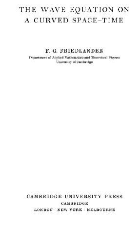 Wave equation on curved space-time | F. G. Friedlander | download on Z ...