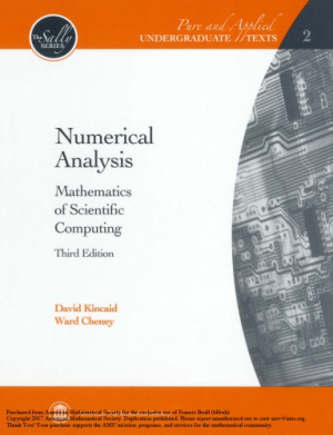 Numerical Analysis Mathematics of Scientific Computing | David Kincaid, Ward Cheney | download ...