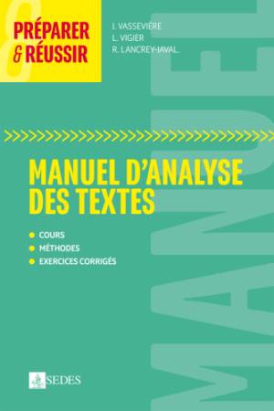 Manuel d'analyse des textes : histoire littéraire et poétique des ...
