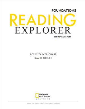 Reading Explorer Foundations (Third Edition) | Becky Tarver - Chase ...